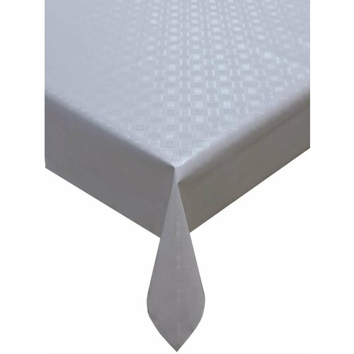 Скатерть на стол Home Decor White 521 с защитным покрытием 100х140см HD.01.5552