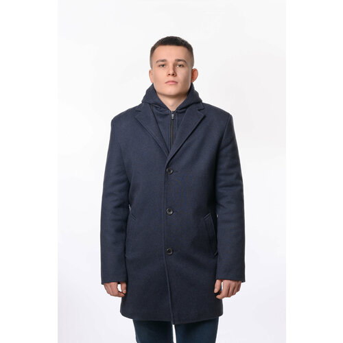 Пальто Truvor, размер 52/182, синий