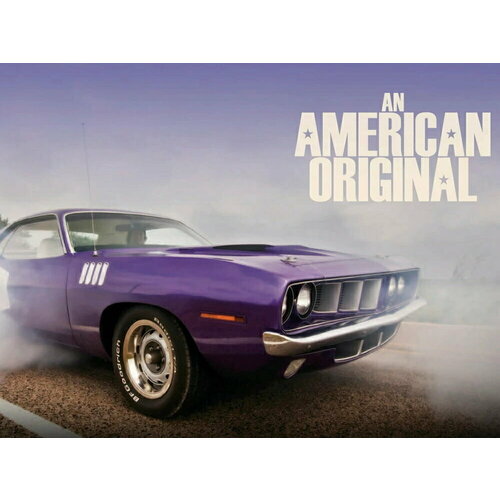 Плакат, постер на бумаге American Original/авто/автомобиль/машина. Размер 42 х 60 см