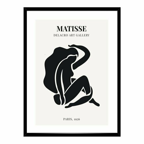 Плакат, постер на холсте Matisse. Размер 30 х 42 см