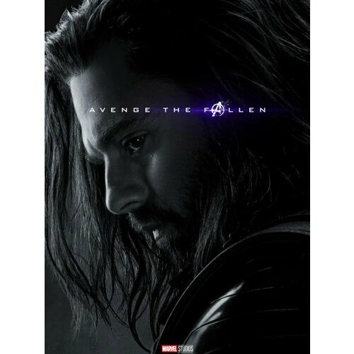 Плакат, постер на бумаге Avengers: Endgame Collection /Мстители: Финал/Зимний солдат/искусство/арт/абстракция/творчество. Размер 21 на 30 см