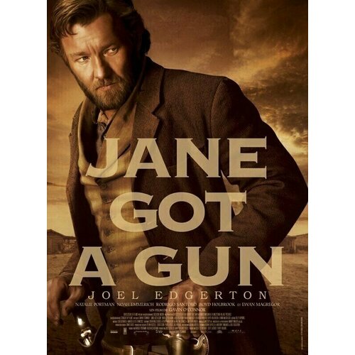 Плакат, постер на холсте Джейн берет ружье (Jane Got a Gun), Гэвин ОКоннор. Размер 21 х 30 см
