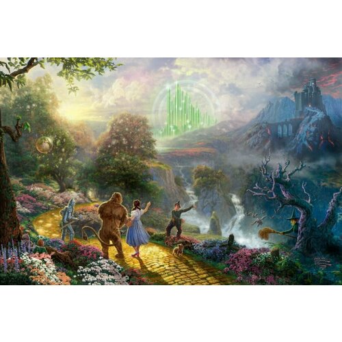 Плакат, постер на бумаге The Wizard of Oz/Волшебник страны Оз/. Размер 21 х 30 см