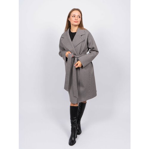 Пальто , размер 48, серый