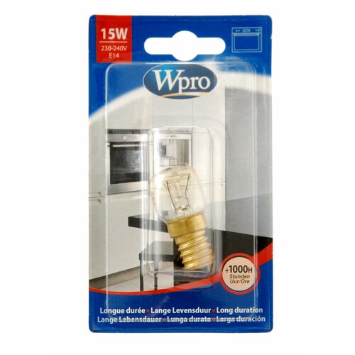 Лампочка 15 Watt для духовых шкафов, плит E14 Whirlpool, Electrolux