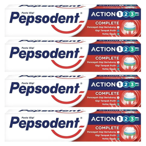 Зубная паста Pepsodent Action 1-2-3 complete, 4 шт х 75 гр