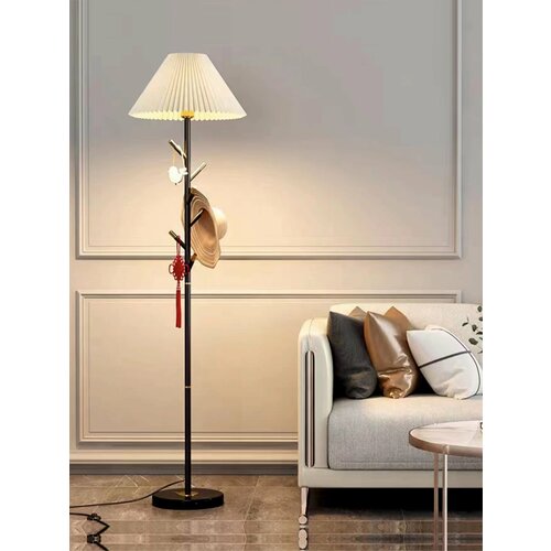 Торшер напольный светильник с вешалкой для гостиной VertexHome VER-8512
