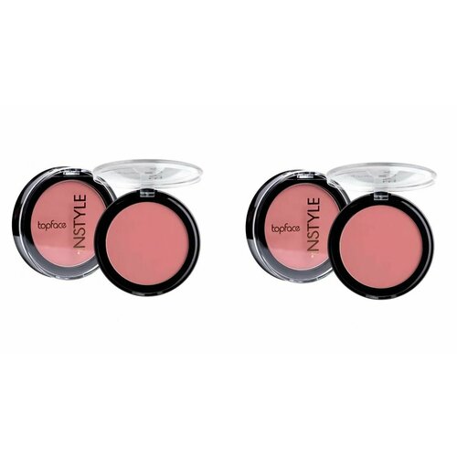 Topface Румяна компактные Instyle Blush On, тон 04 кашемировый, 2 шт