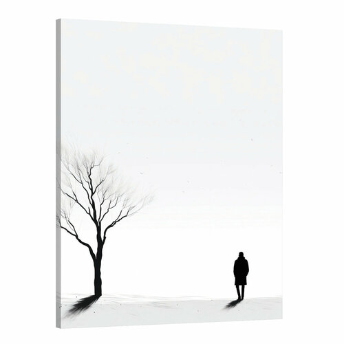 Интерьерная картина 50х70 "Силуэты минимализма"
