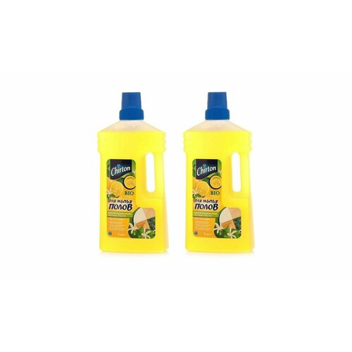 Chirton Средство для мытья полов "Лимон", 1000 мл, 2 штуки