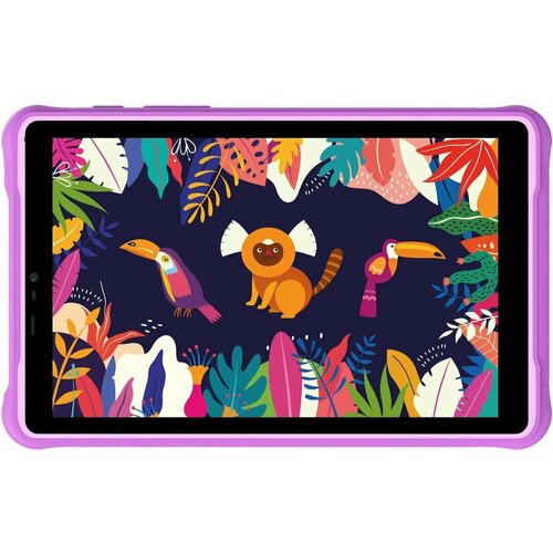 Детский планшет Digma Kids 8260C 8", 4GB, 64GB, 3G, LTE, Android 12 фиолетовый [ws8253pl](Б/У)