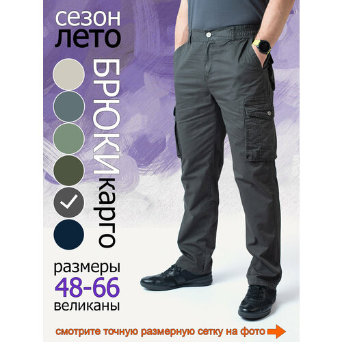 Брюки карго RB RB 726|797, размер 2XL, серый