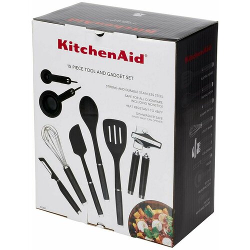 Набор кухонных лопаток и гаджетов KitchenAid, 15 штук
