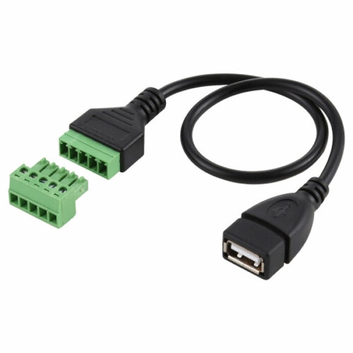 Сетевой кабель – адаптер Разъем USB-ANYTYPE-C м USB2.0 гибкий клемник