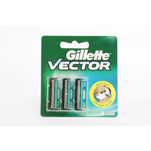 Сменные кассеты Gillette, Vector Slalom, 3 шт