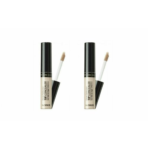 The Saem Крем-консилер для макияжа Cover Perfection Tip Concealer 0.5 Ice Beige 6,5 гр, 2 шт