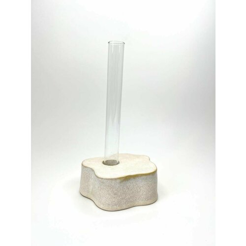 Керамический подсвечник/ваза «Облака» 4,5х12 см