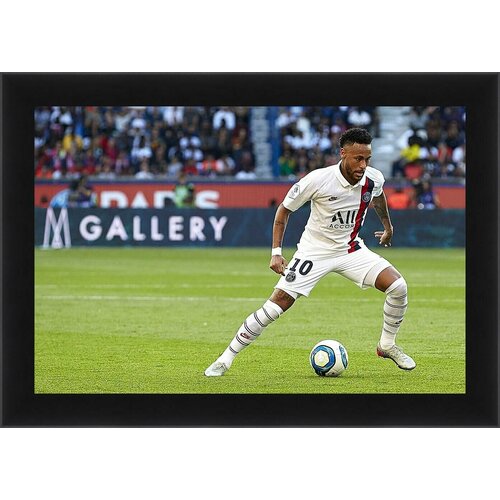 Плакат, постер на холсте Неймар. Neymar. Размер 30 х 42 см