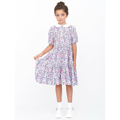 Школьное платье Prime Baby, размер 122-128, фиолетовый