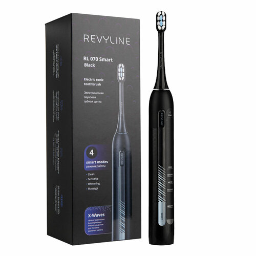 Электрическая зубная щетка Revyline RL 070, черная