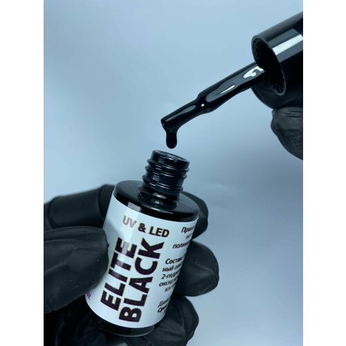 Universe Proffession Gel Гель лак Elite Black (черный) 10мл