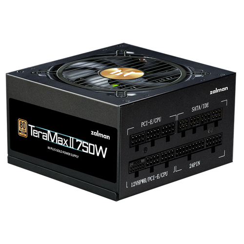 Блок питания Zalman ZM750-TMX2, 750W, ATX12V v2.52, APFC, 12cm Fan, 80+ Gold Gen5, Full Modular, Retail (ZM750-TMX2)