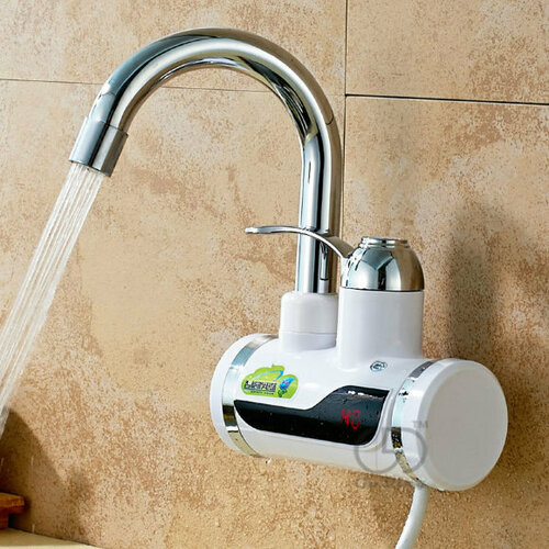 Проточный кран-водонагреватель Instant electric heating water faucet 1шт