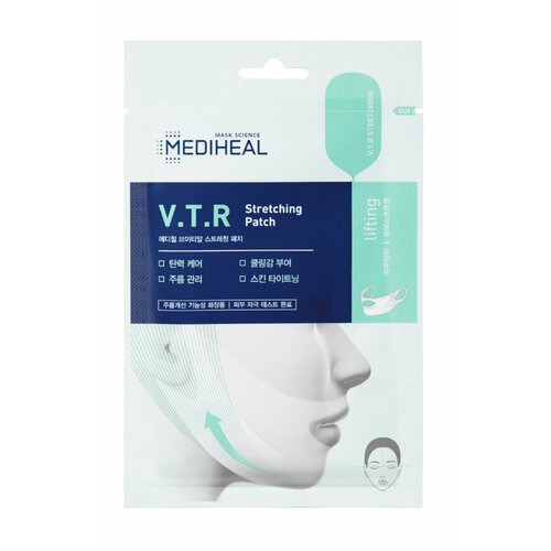MEDIHEAL Маска тканевая для улучшения овала лица V.T.R Stretching Patch, 23 мл