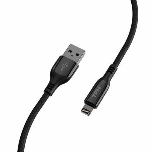 Кабель интерфейсный TFN USB - Lightning, 1.2м. чер(TFN, TFN-C-BLZ -AL1M-BK)