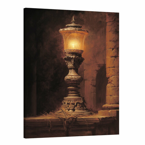 Интерьерная картина 50х70 "Мистический светильник"