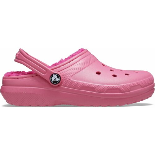 Сабо Crocs Classic Lined Clog, размер J3 US, розовый