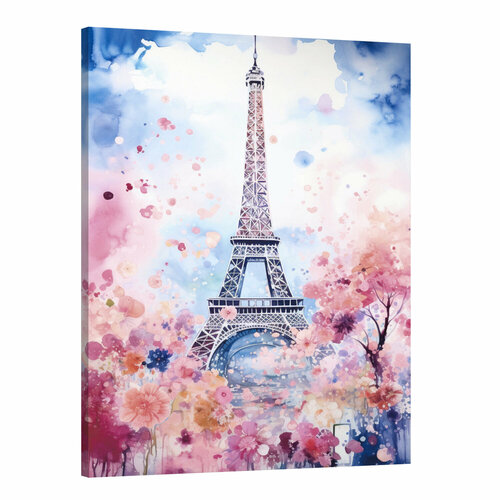 Интерьерная картина 50х70 "Парижский калейдоскоп"