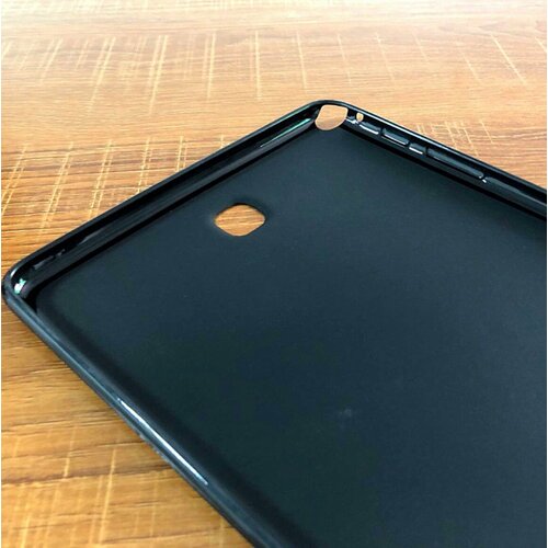 Чехол панель-накладка MyPads для Samsung Galaxy Tab A 8.0 SM-T355/T351/T355/350 ультра-тонкая полимерная из мягкого качественного силикона черная