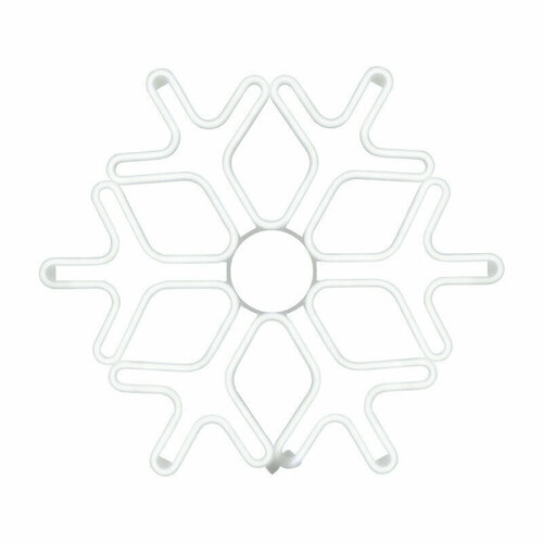 Фигура «Снежинка» Neon-Night 501-325 из гибкого неона, 60х60 см, цвет свечения белый