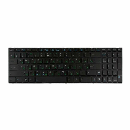 Клавиатура (keyboard) для ноутбука Asus K52, K52F, K52DE, с рамкой, черная
