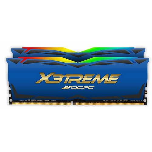 Оперативная память Ocpc DDR4 X3 RGB 16Gb (8Gbx2) 3600Mhz CL18, BLUE LABEL (MMX3A2K16GD436C18BU)