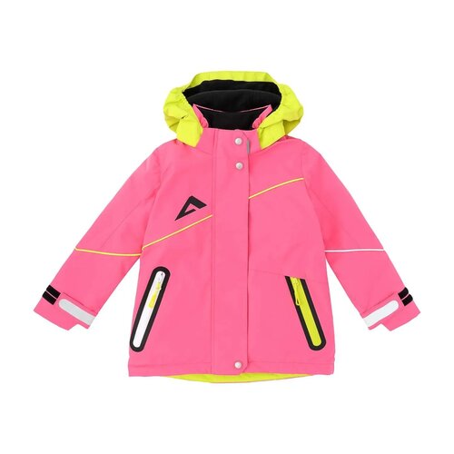 Куртка Oldos Дина, размер 98, розовый, зеленый