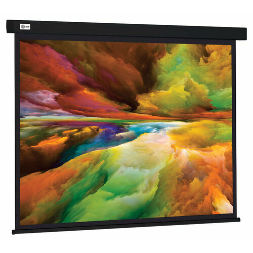 Экран для проектора 206x274 Cactus CS-PSW-206X274-BK Wallscreen 4:3 настенно-потолочный рулонный черный