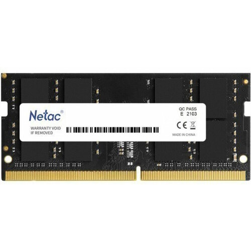 Оперативная память для ноутбука Netac Basic SO-DIMM 16Gb DDR5 4800 MHz NTBSD5N48SP-16