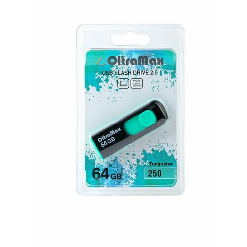 USB флеш накопитель OM-64GB-250-бирюзовый