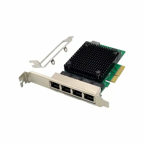 Сетевая карта PCIe x4 (RTL8125B) 4xRJ45 2.5Gbps Ethernet NIC | ORIENT XWT-RTL8125L4PE4