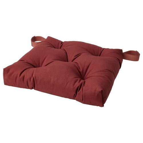 Малинда Подушка на стул ( 4ШТ ), коричнево-красный 40/35x38x7 см