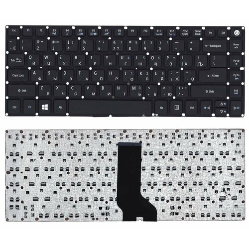 Клавиатура для ноутбука Acer Aspire A114-31, Русская, черная без рамки