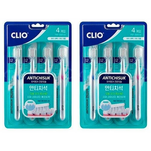 Clio Набор щеток зубных Antichisuk New MLR Toothbrush (5 шт), 2 уп