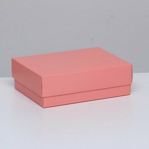 Коробка складная, розовая, 16.5 x 12.5 x 5.2 см