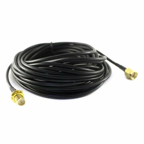 Удлинительный кабель 3M, Wi-Fi Антенна RP-SMA для WiFi WAN Router, RG-174, 3 метрa,