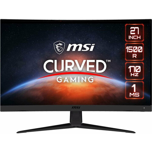 Монитор MSI 27" G27C5 E2 черный VA LED 1ms 16:9 HDMI полуматовая 1000:1 250cd 178гр/178гр 1920x1080 170Hz FreeSync Premium DP FHD 5.2кг