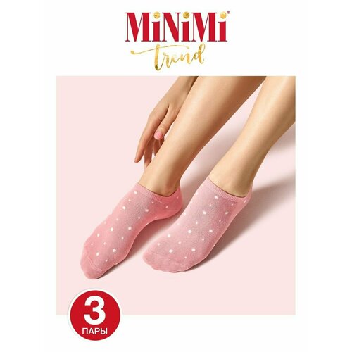 Носки MiNiMi, 3 пары, размер 39-41 (25-27), розовый