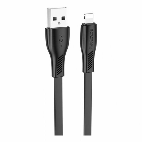 Дата-кабель Borofone BX85 USB-Lightning, 1 м, черный
