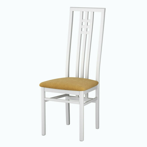 Стул Скала для кухни деревянный высокий со спинкой, с мягкой сидушкой, кухонный, стулья с мягким сиденьем, мебель минимализм, модерн